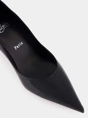 CHRISTIAN LOUBOUTIN Miss Z 60 Patent Pumps - Black