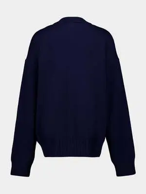 AMI Paris De Coeur Wool Cardigan