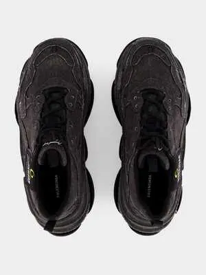 Balenciaga Triple S Canvas Sneakers - Black