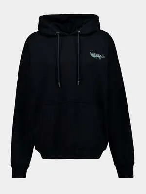 Off-White Moon Skate Hooded Sweatshirt - Black