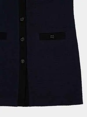 Gucci Mini Wool Dress - Blue