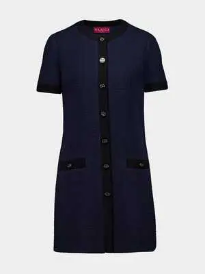 Gucci Mini Wool Dress - Blue