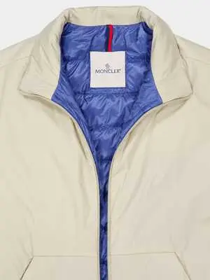 Moncler Light Breezes Short Padded Jacket - Beige