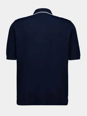 Gucci Ink Short-sleeve Viscose Polo Shirt