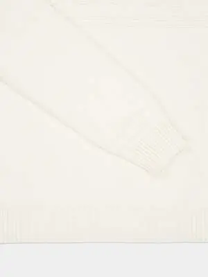 Gucci Cotton-wool Jumper With Intarsia - White