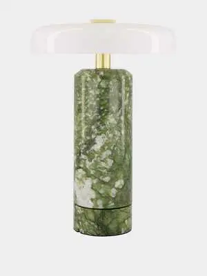 DESIGN BY US Apple And Opal Glossy Trip Led Lamp - Green