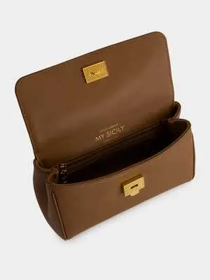Dolce & Gabbana Mini My Sicily Handbag - Brown