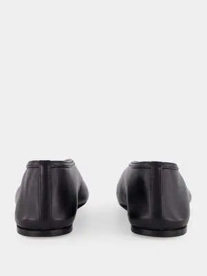 Le Monde Beryl Luna Leather Slipper - Black