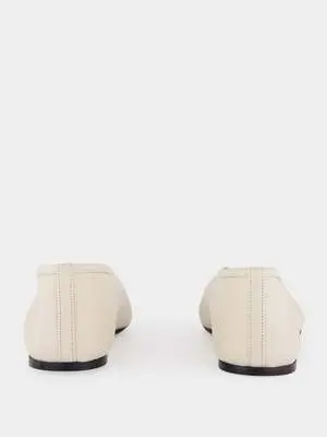 Le Monde Beryl Luna Leather Slipper - Cream