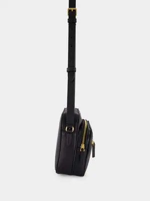 Valentino Garavani Leather Camera Case - Black