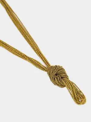 AURÉLIE BIDERMANN Miki Knot Necklace - Yellow