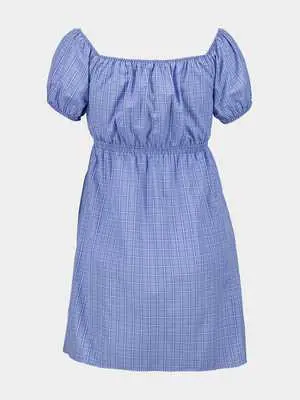 Miu Miu Cotton Mini Dress - Blue