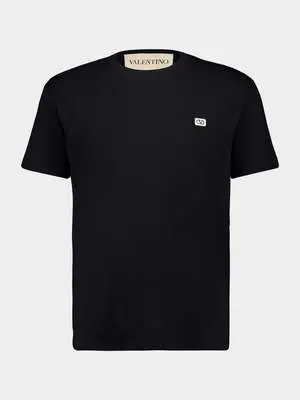 Valentino Garavani Cotton Jersey T-shirt - Black