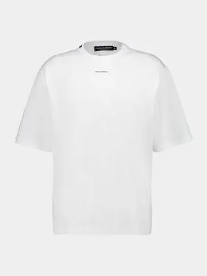 Dolce & Gabbana Oversized Cotton T-shirt With Print - White