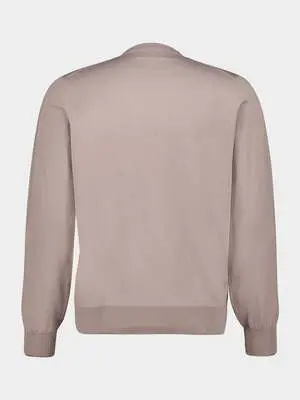 Brunello Cucinelli Lightweight Cotton Crew Neck Sweater