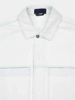 Stone Island Extra Bleach Cotton Biker Jacket