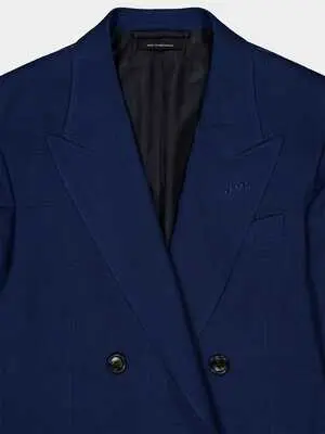TOM FORD Prussian Double-breasted Wool Blazer