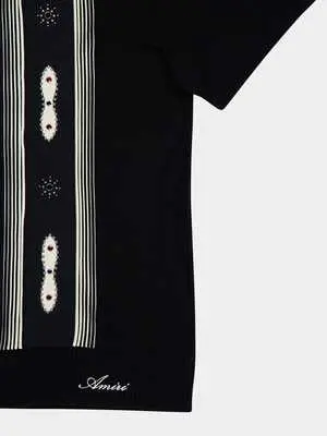 Amiri Stud Stripe Virgin Wool Shirt