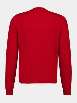 Valentino Garavani Wool Sweater With Chez And Panther Embroidery