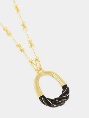 AURÉLIE BIDERMANN Diana Necklace - Black