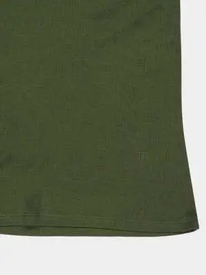 TOM FORD Ribbed Silk Tank Top - Green