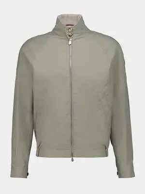 Brunello Cucinelli Techno Cotton Gabardine Jacket - Green