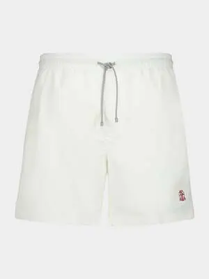 Brunello Cucinelli Lightweight Swim Shorts - White