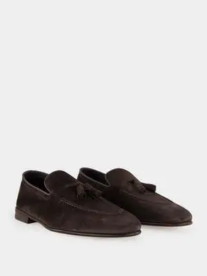 Brunello Cucinelli Suede Tassel Loafers