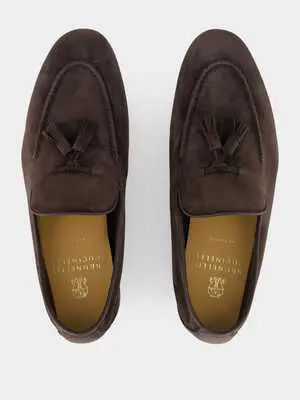 Brunello Cucinelli Suede Tassel Loafers
