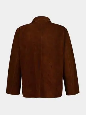 BODE Suede Overshirt - Brown