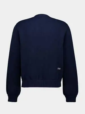 BODE Double-breasted Cardigan - Blue