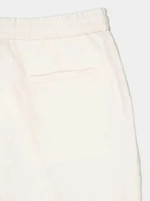 Brunello Cucinelli Linen-cotton Drawstring Trousers - White
