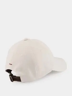 Brunello Cucinelli Cotton Baseball Cap - White