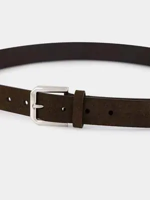 Brunello Cucinelli Suede Leather Belt