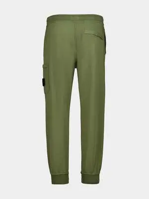 Stone Island Military Cotton Joggers - Green