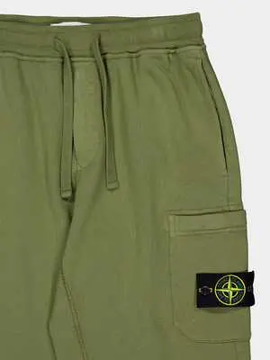 Stone Island Military Cotton Joggers - Green
