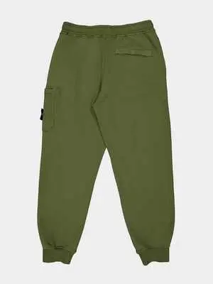 Stone Island Military Cotton Joggers - Green
