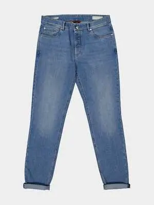 Brunello Cucinelli Light Denim Traditional Fit Jeans - Blue