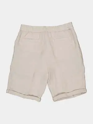 Brunello Cucinelli Jute Linen Gabardine Bermuda Shorts