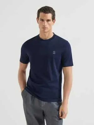 Brunello Cucinelli Pattern T-shirts For Men