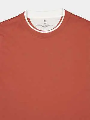 Brunello Cucinelli Medium Faux-layered T-shirt