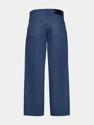 Stone Island Indigo Cotton Trousers