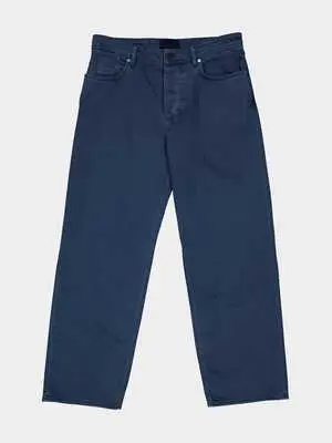 Stone Island Indigo Cotton Trousers