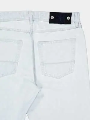 Stone Island Extra Bleach Cotton Jeans - Blue