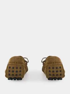 TOM FORD Suede Loafers - Brown