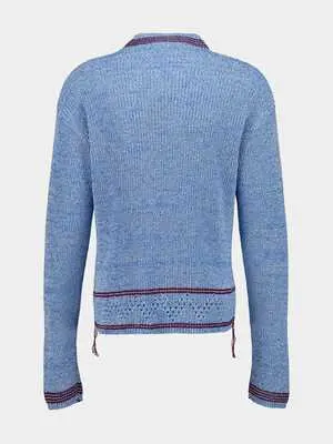 Marni Celeste Mouliné Cotton Sweater