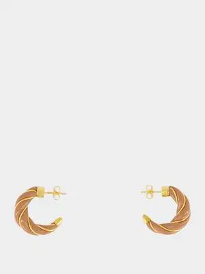 AURÉLIE BIDERMANN Capuccino Diana Earrings - Beige