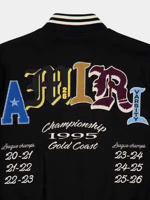 Amiri Varsity Jacket With Chenille Patches