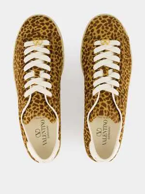 Valentino Garavani Royco Fauve Éclat Sneakers - Animal Print