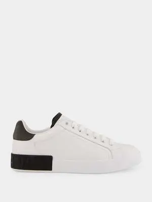 Dolce & Gabbana Portofino Calfskin Sneakers - Black